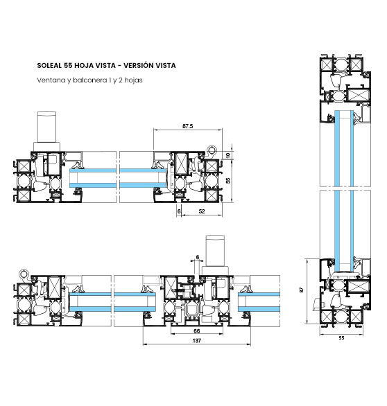 Ventanas Technal | Aluminio | Ventanas | Ventanas Nuez